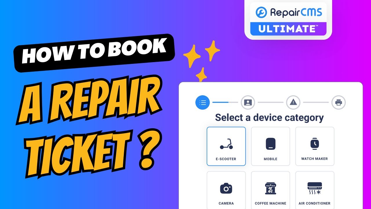 Wartungstickets & Reparatur-Ticketsystem | RepairCMS